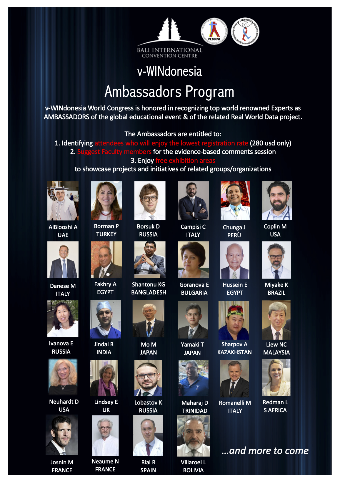 v-WINdonesia ambassadors - vWIN Foundation